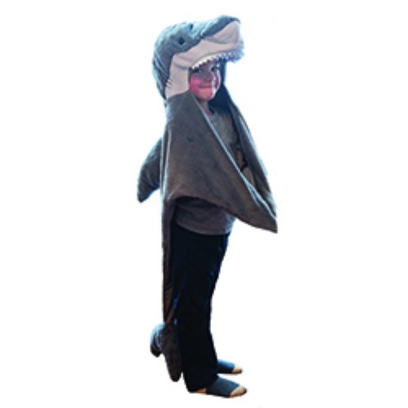 Applesauce | Costumes | Shark One Size Fits Most Fabric Childrens ...